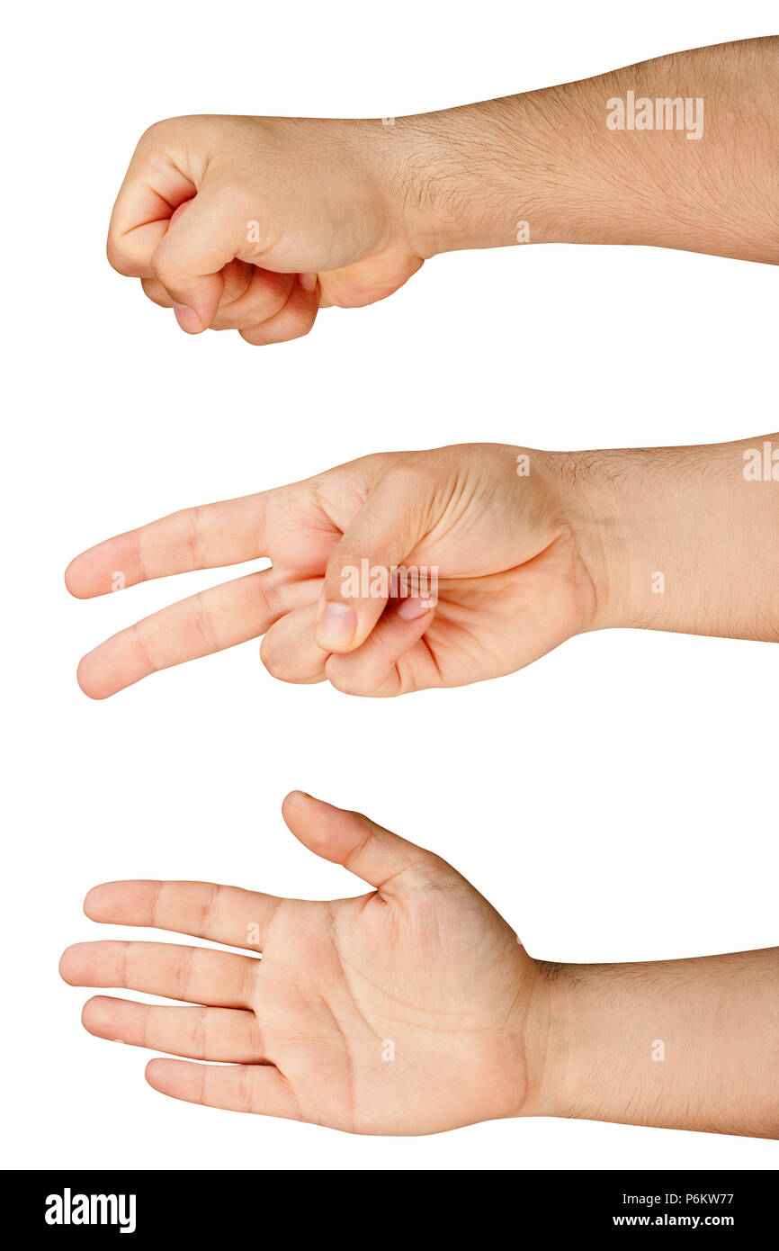 Hand gestures game hi-res stock photography and images - Alamy