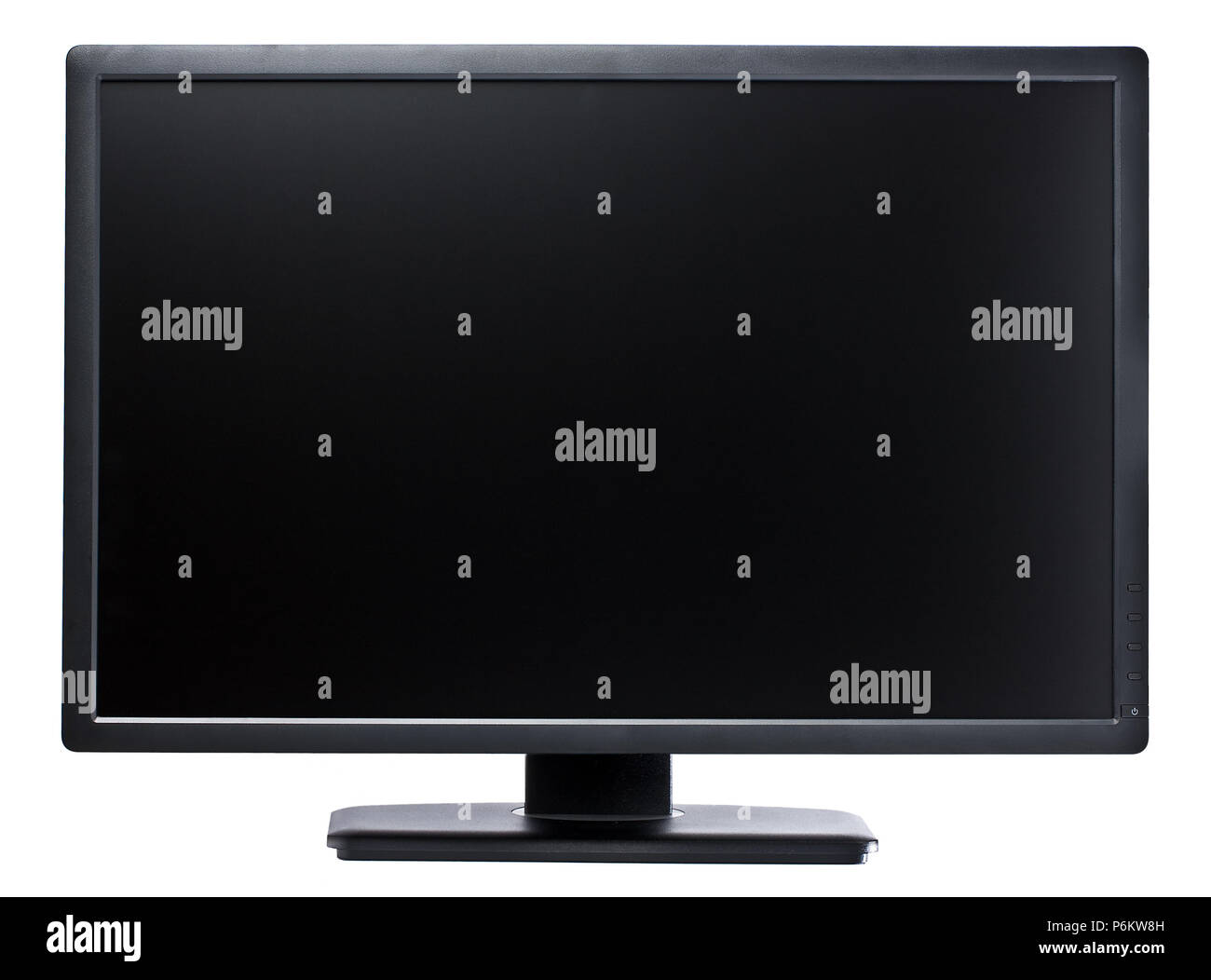 High-tech flatscreen 24 inch computer display in landscape orientation ...