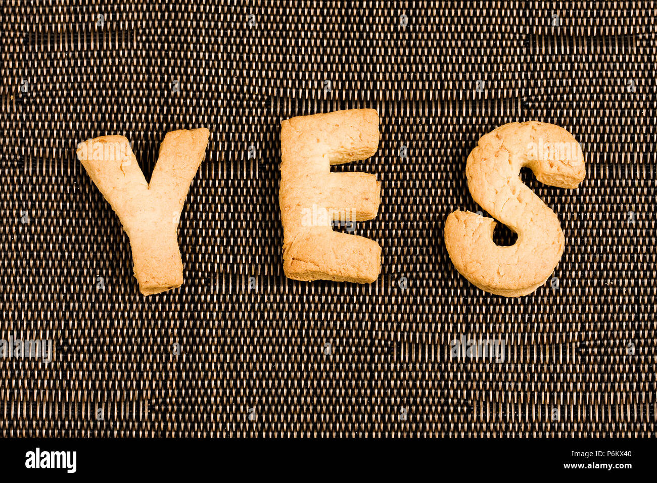 Yes word hi-res stock photography and images - Alamy