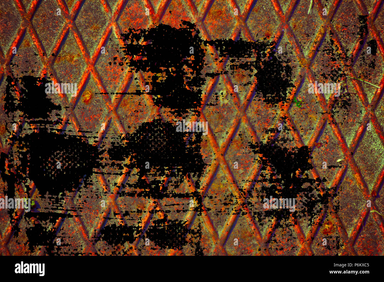 Grunge Ultra orange Stainless steel texture, iron background for ...