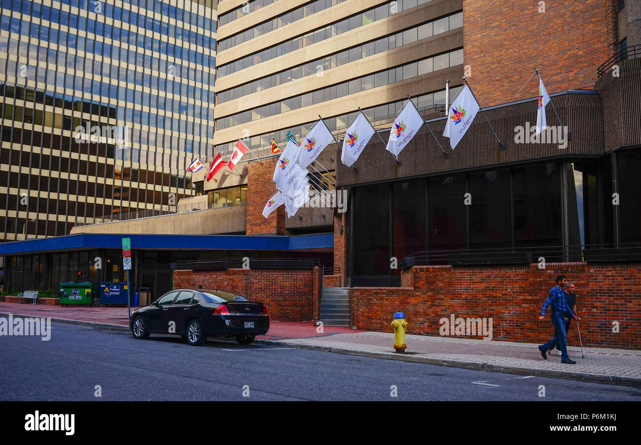 Ottawa, Canada - May 15, 2017. Buildings at downtown in Ottawa, Canada ...