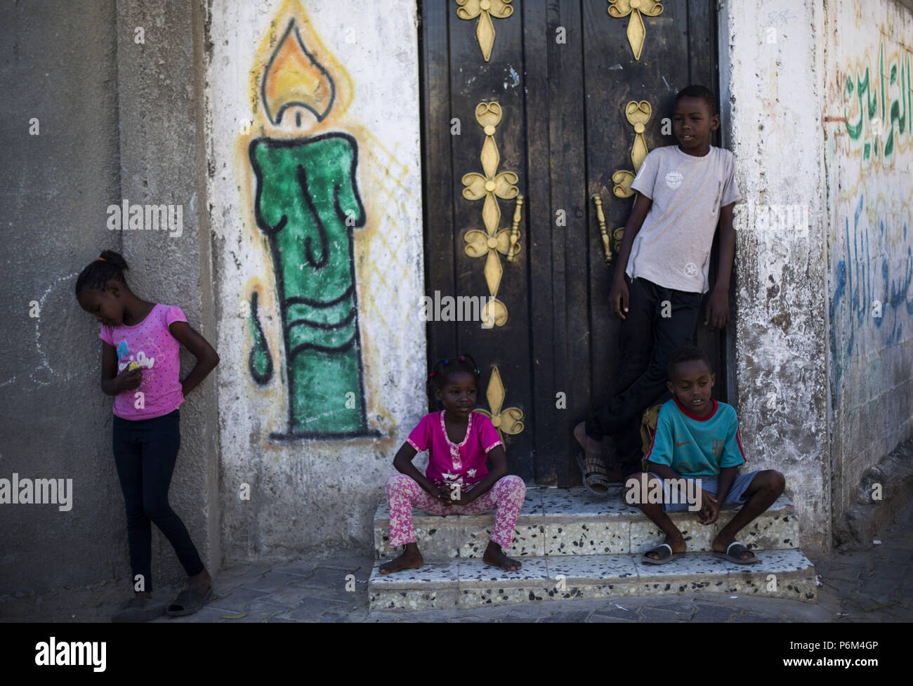 Gaza City, The Gaza Strip, Palestine. 30th June, 2018. Palestinian ...