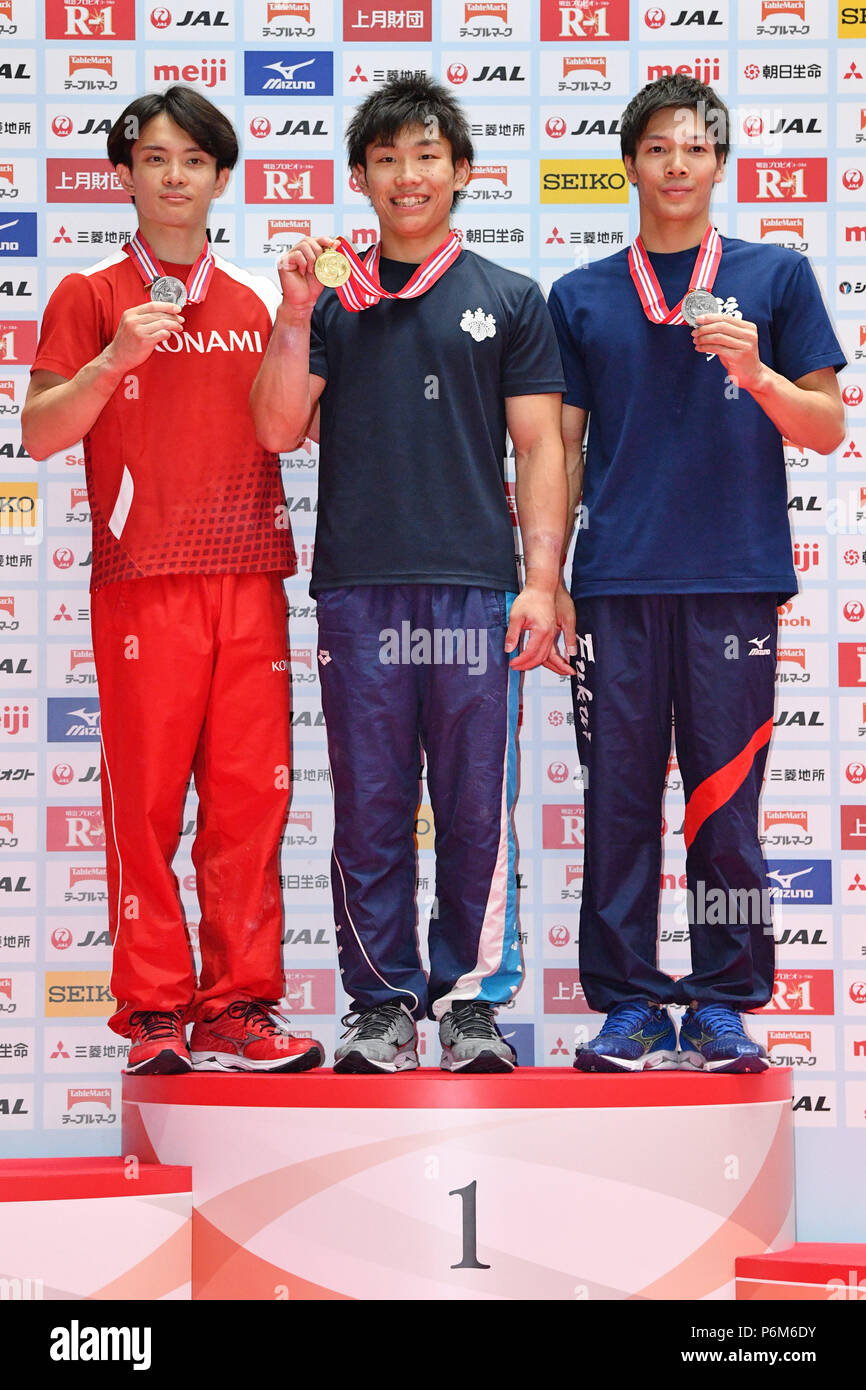 Takasaki Arena, Gunma, Japan. 1st July, 2018. (L-R) /Yusuke Tanaka ...