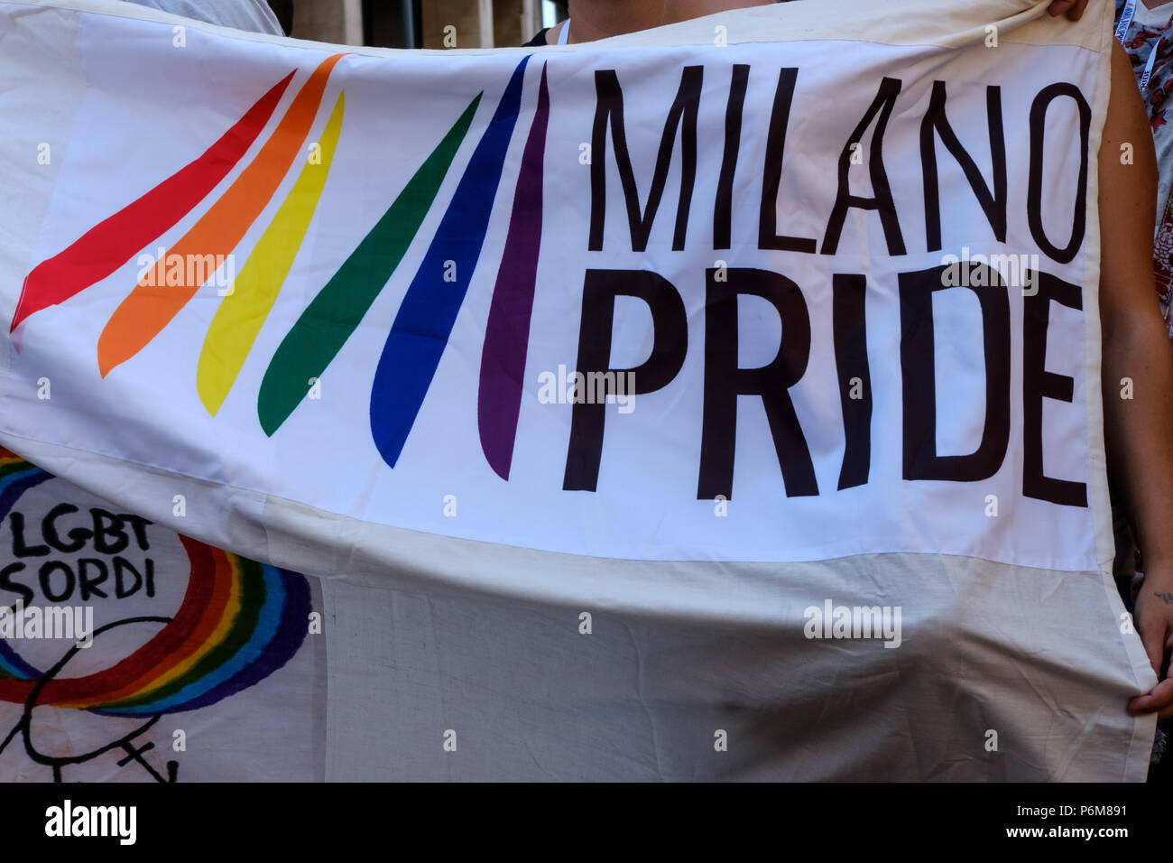 2018 pride flag hi-res stock photography and images - Alamy