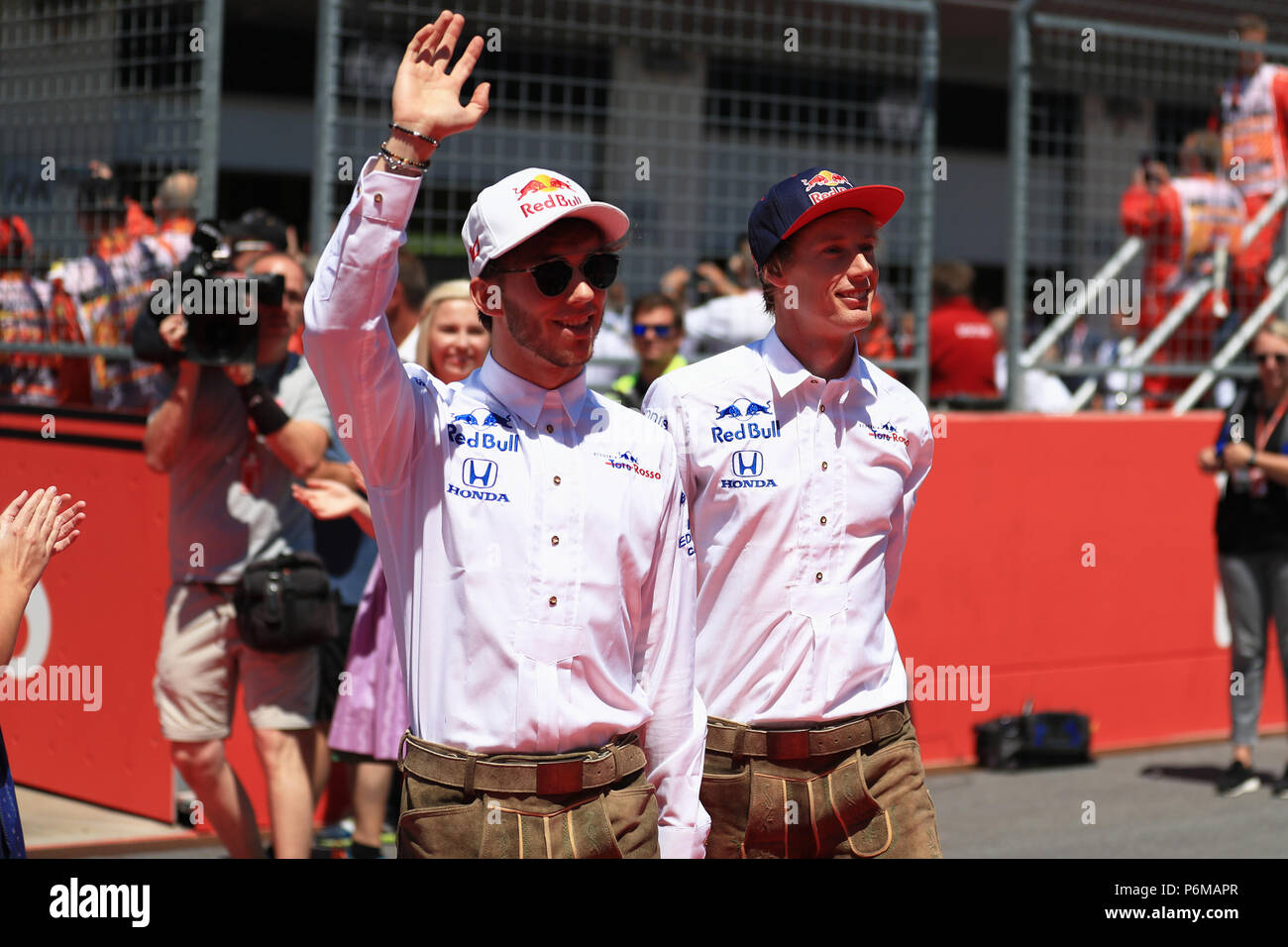 Pierre gasly red bull 2018 hi-res stock photography and images - Alamy
