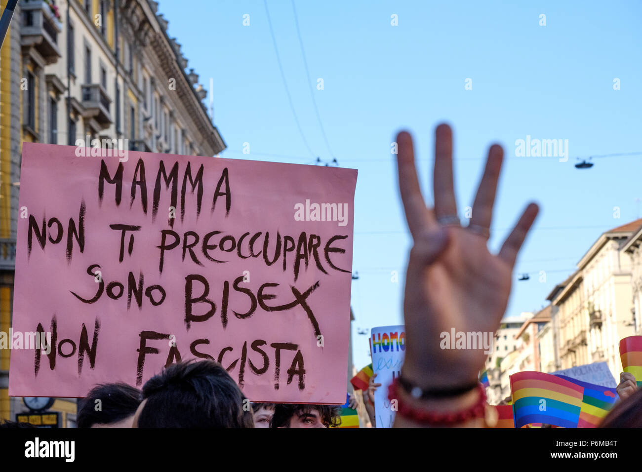 Gay pride milano hi-res stock photography and images - Alamy