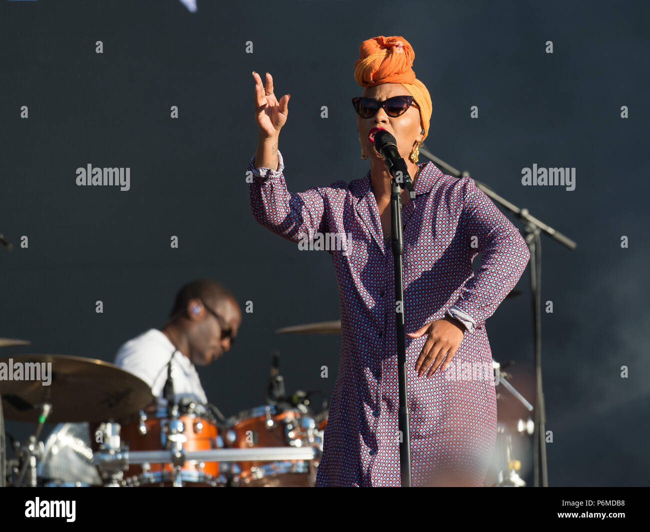Glasgow, Scotland, UK. 1st July, 2018. Emeli Sande in concert at The ...