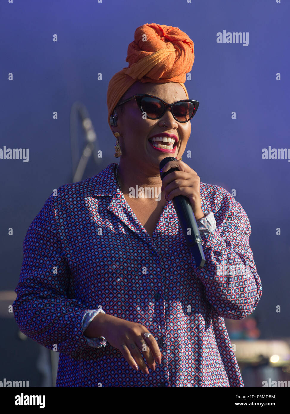 Glasgow, Scotland, UK. 1st July, 2018. Emeli Sande in concert at The ...