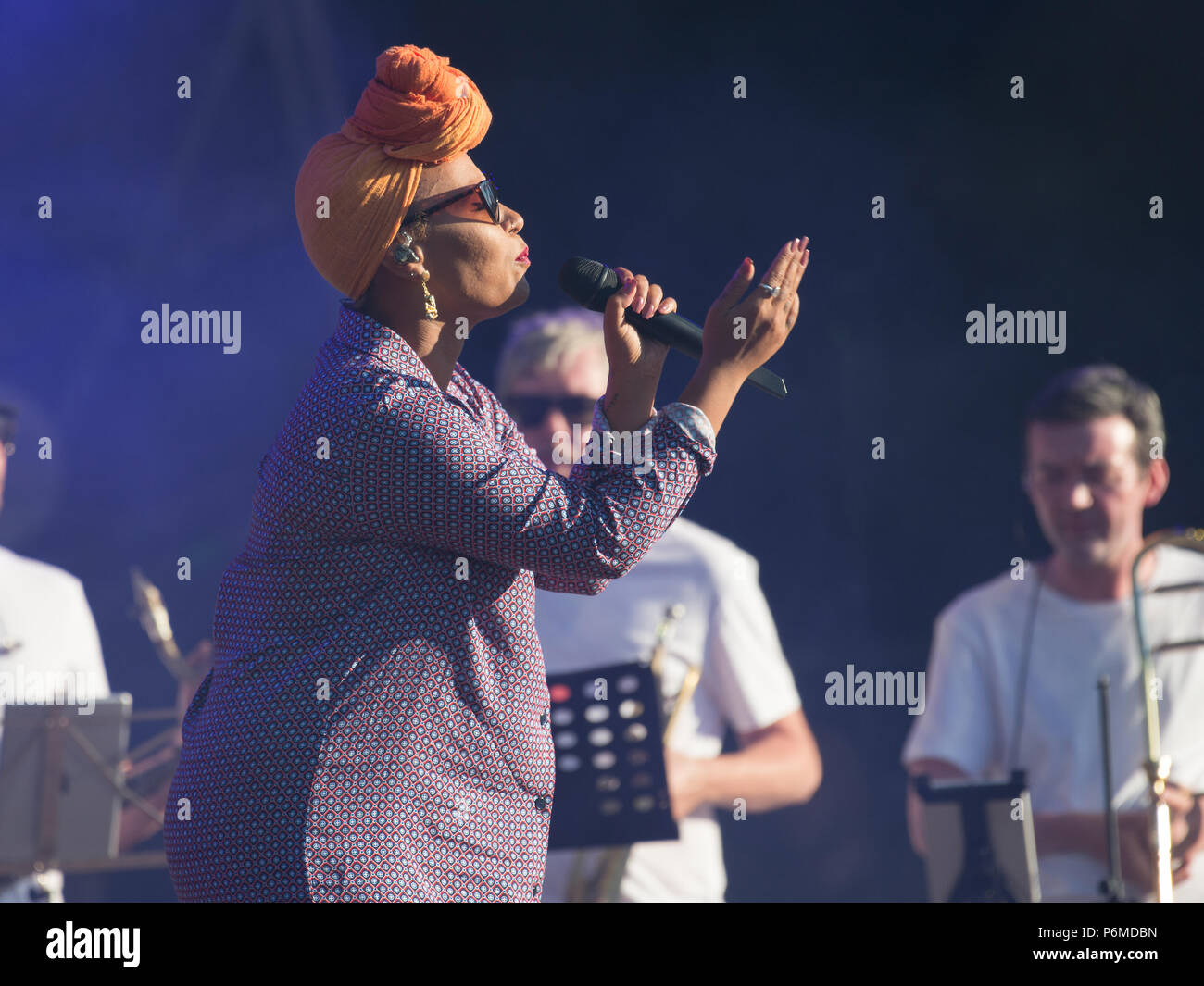 Glasgow, Scotland, UK. 1st July, 2018. Emeli Sande in concert at The ...
