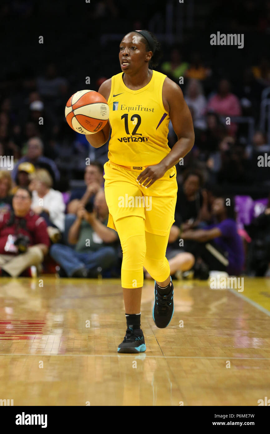 LOS ANGELES, CA - JULY 01: Los Angeles Sparks guard Chelsea Gray (12 ...