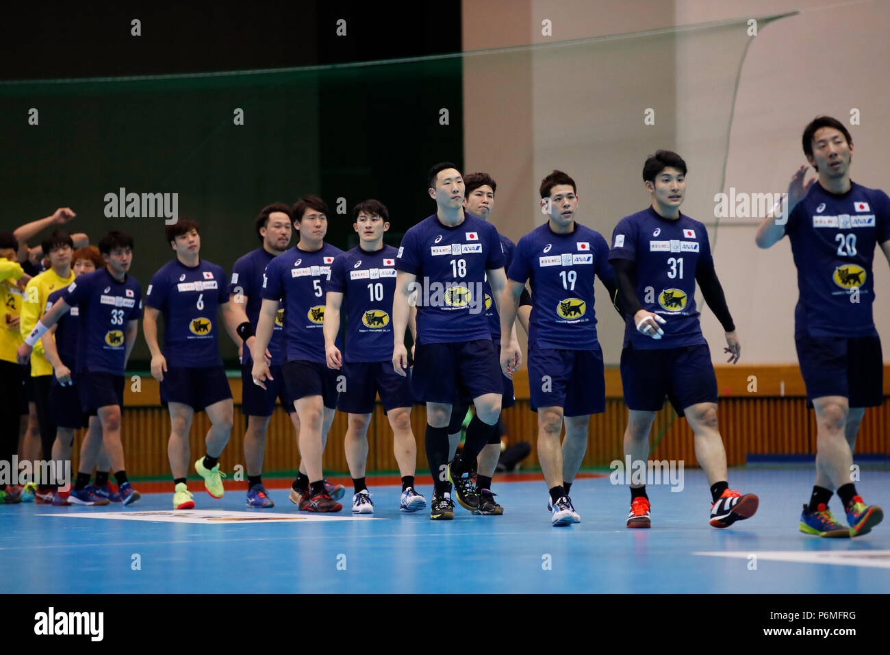 Tokyo, Japan. 30th June, 2018. Japan team group (JPN) Handball ...