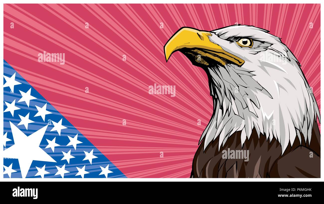 Bald eagle Stock Vector Images - Alamy