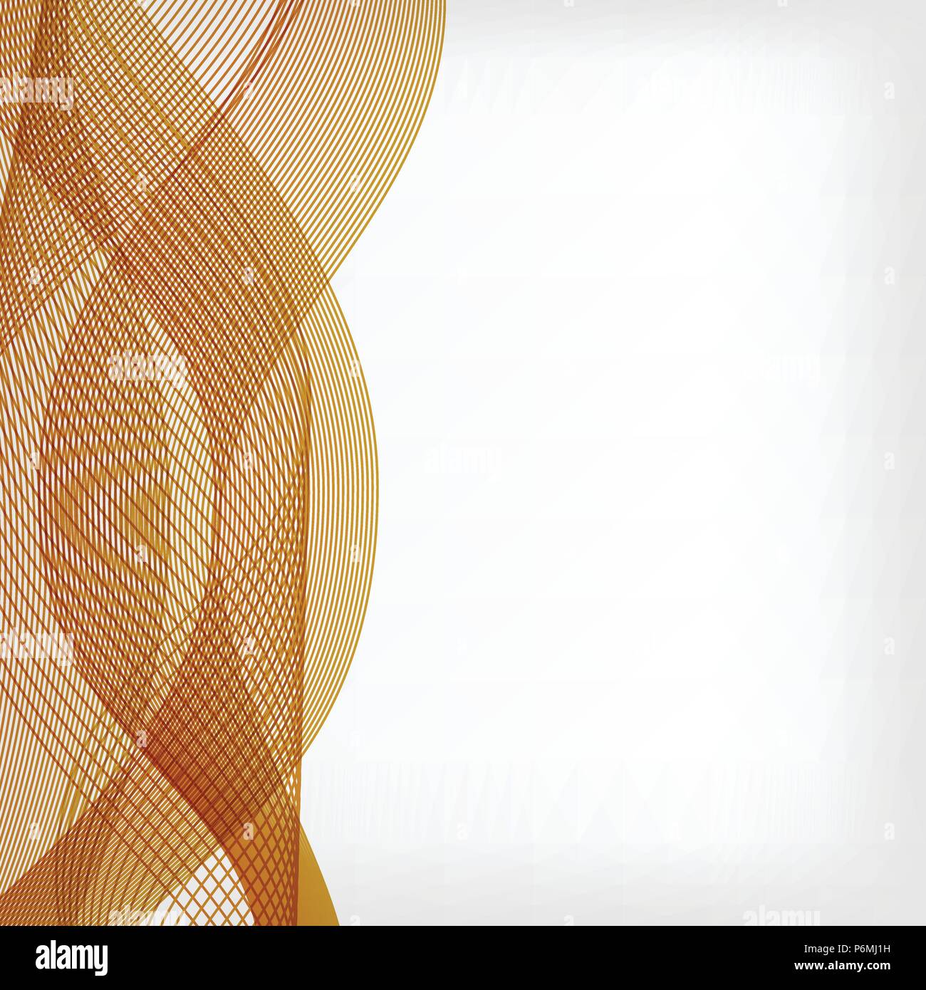 abstract vector waved line background - yellow and brown Stock Vector ...