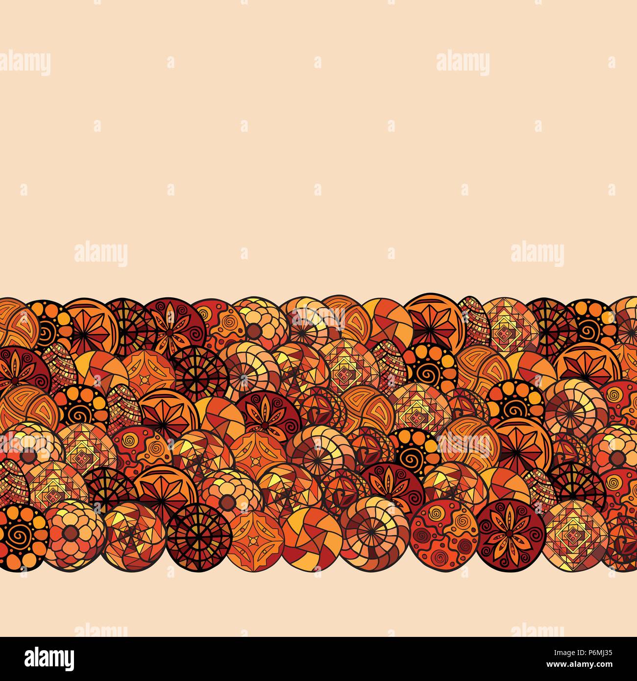 hand drawn vector ethnic background Stock Vector Image & Art - Alamy