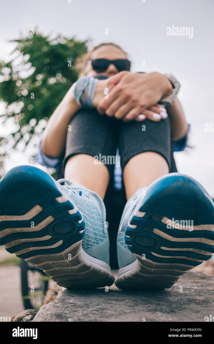 Soles feet woman hi-res stock photography and images - Alamy