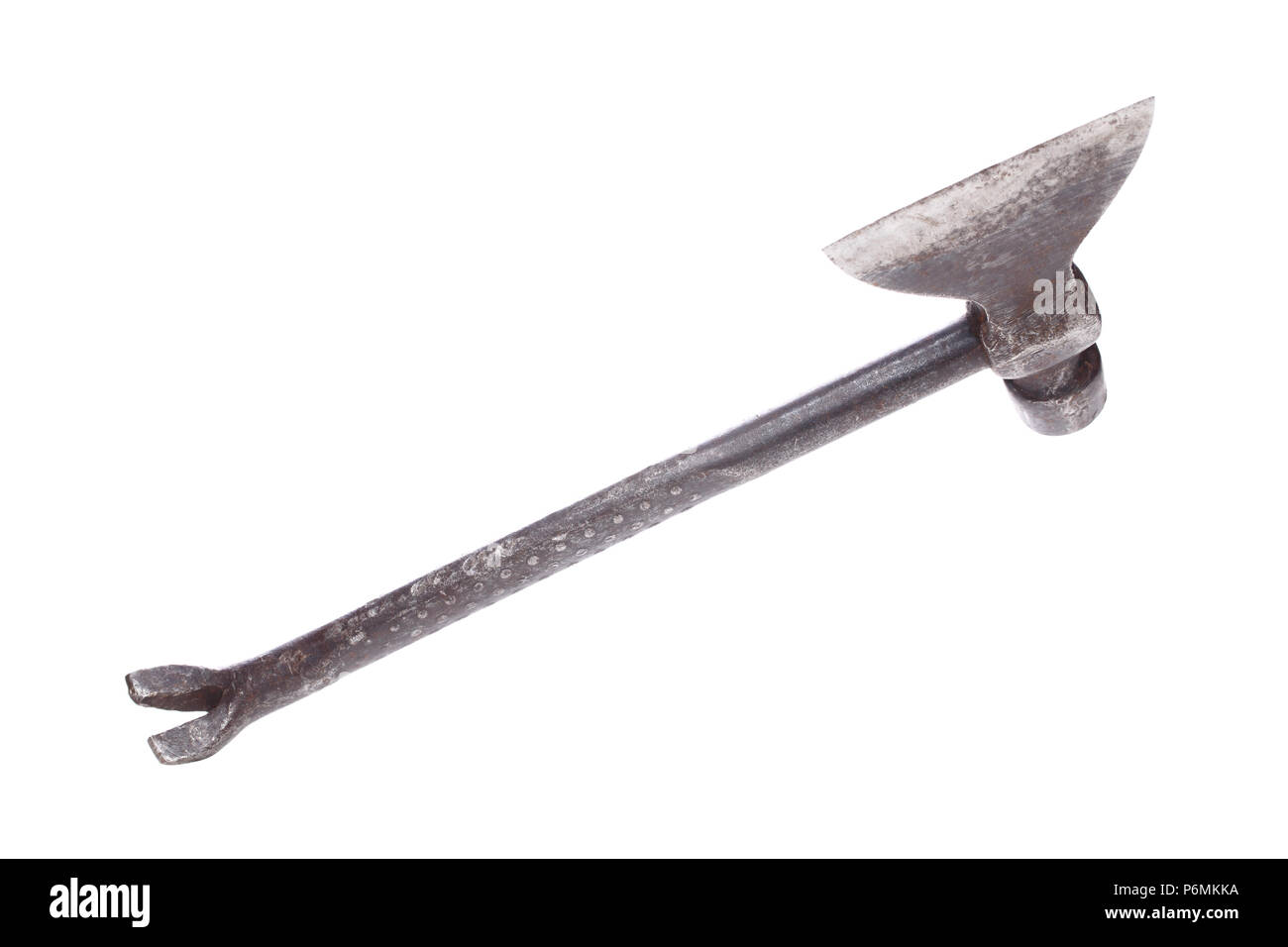 Photo of iron hatchet close-up Stock Photo - Alamy