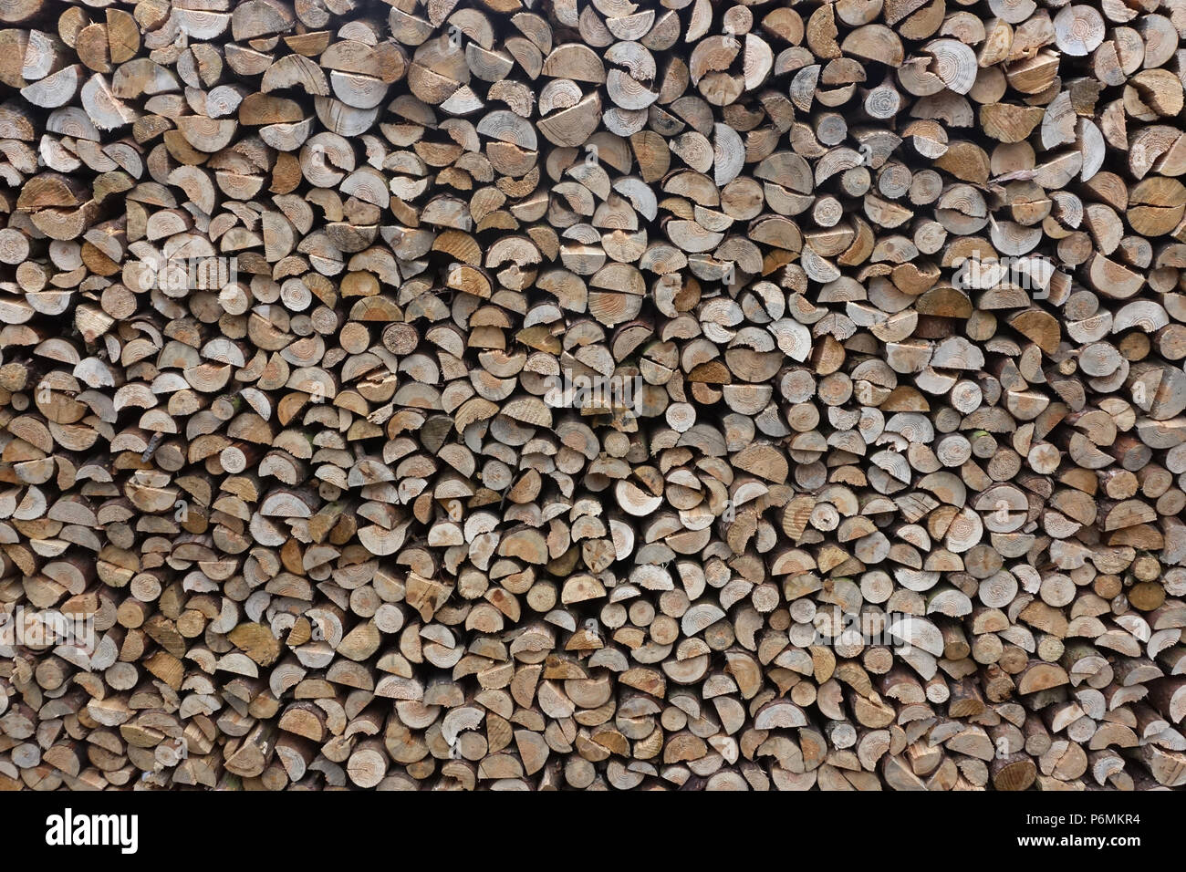 Berlin, Germany - firewood stack Stock Photo - Alamy