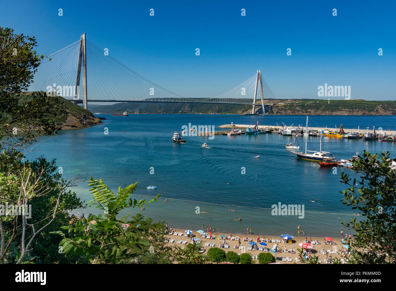 The Yavuz Sultan Selim Bridge(3rd Bosphorus Bridge) in Istanbul,Turkey ...