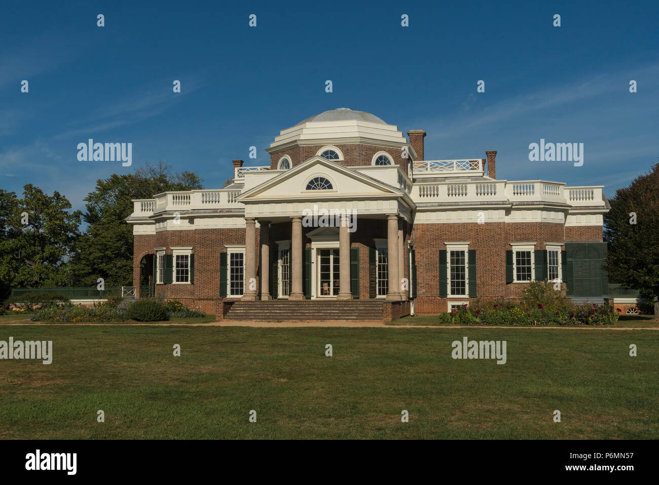 Thomas Jefferson home Monticello Stock Photo - Alamy