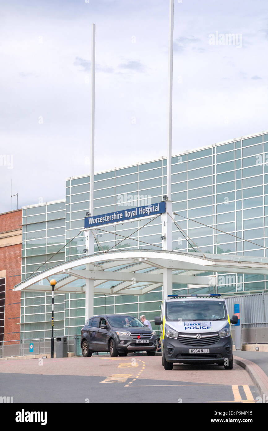 Worcester Royal Hospital, Worcester, Worcestershire, England, UK Stock ...