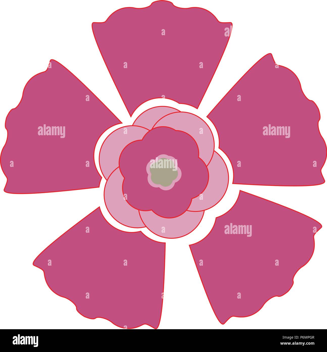 Isolated flower icon Stock Vector Image & Art - Alamy