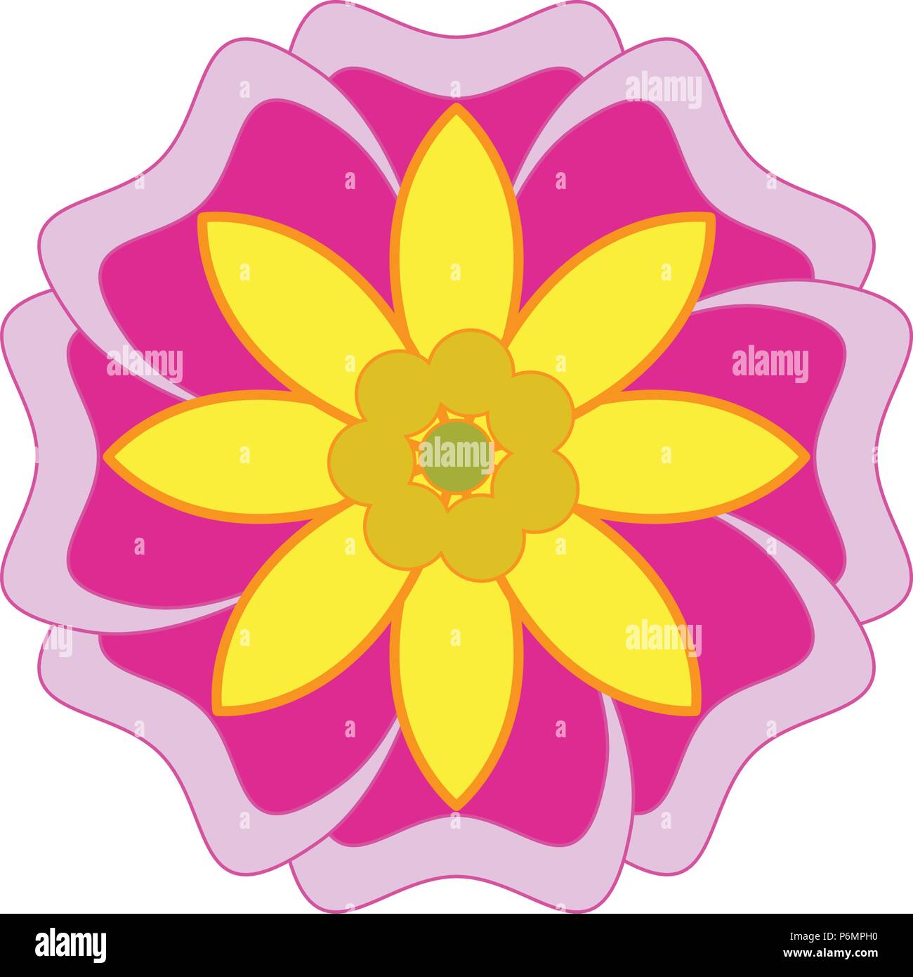 Isolated flower icon Stock Vector Image & Art - Alamy