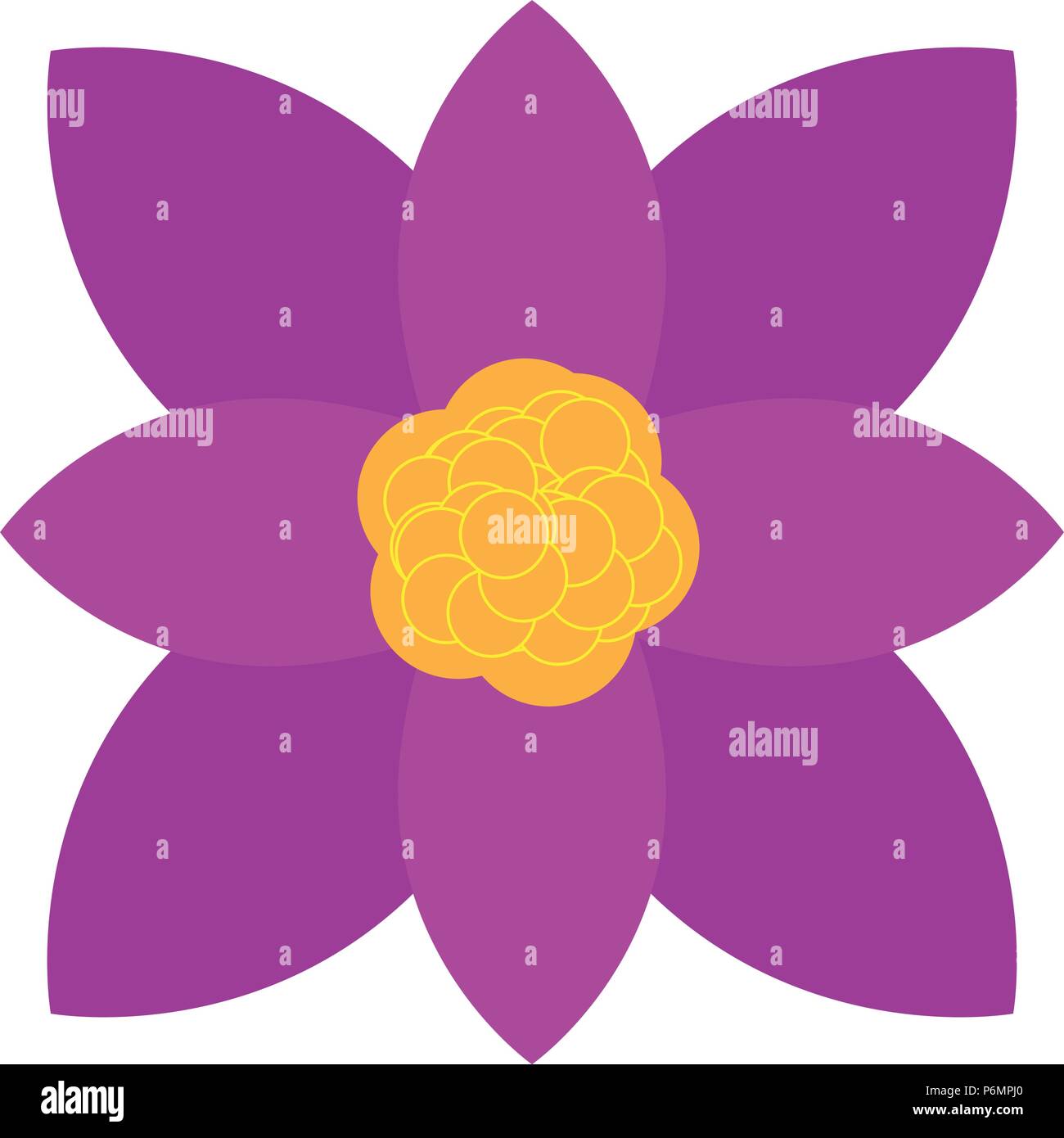 Isolated flower icon Stock Vector Image & Art - Alamy