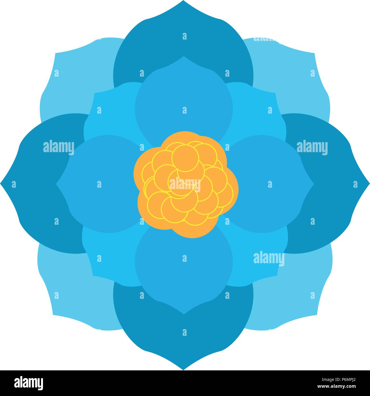 Isolated flower icon Stock Vector Image & Art - Alamy