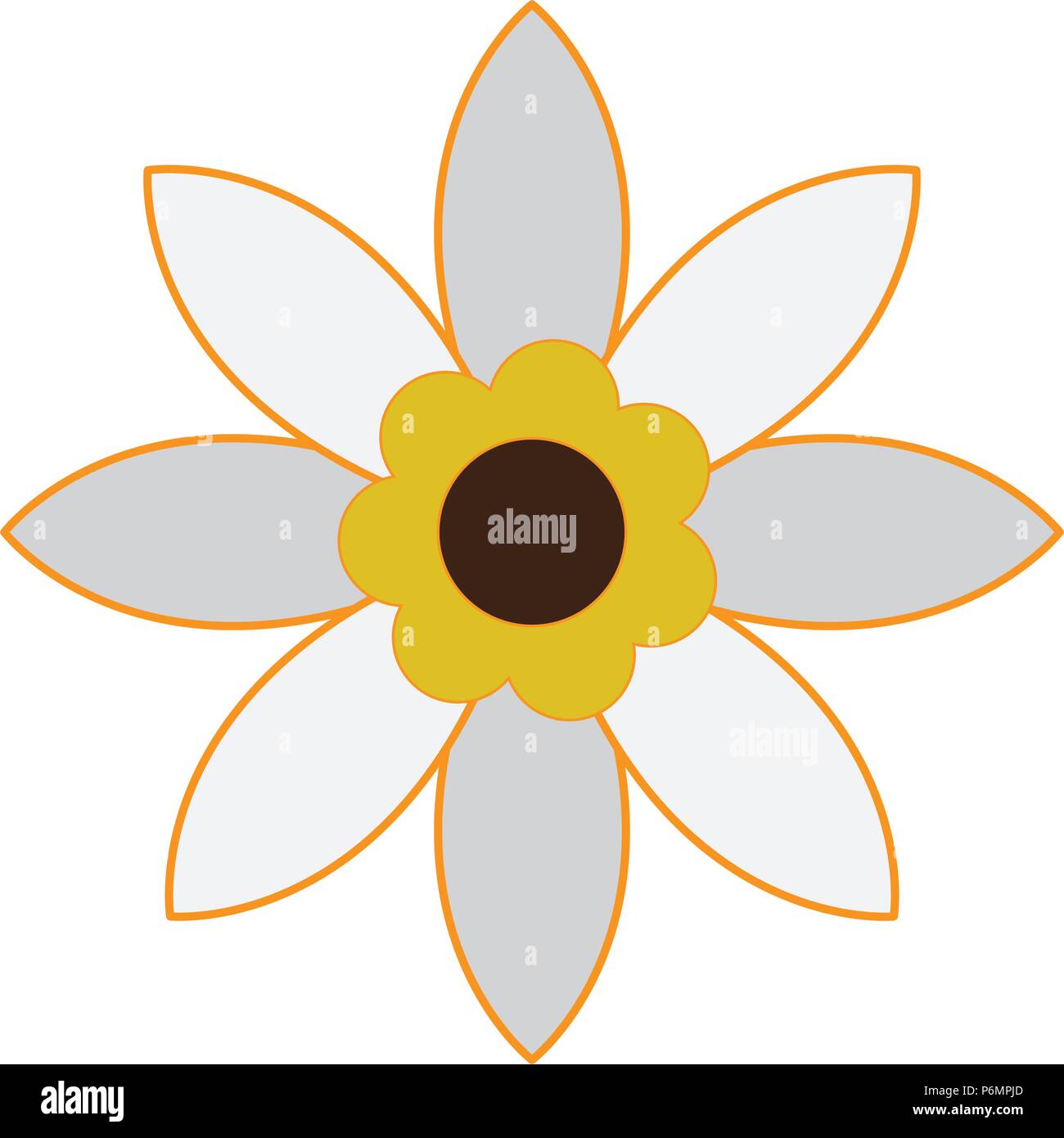 Isolated flower icon Stock Vector Image & Art - Alamy