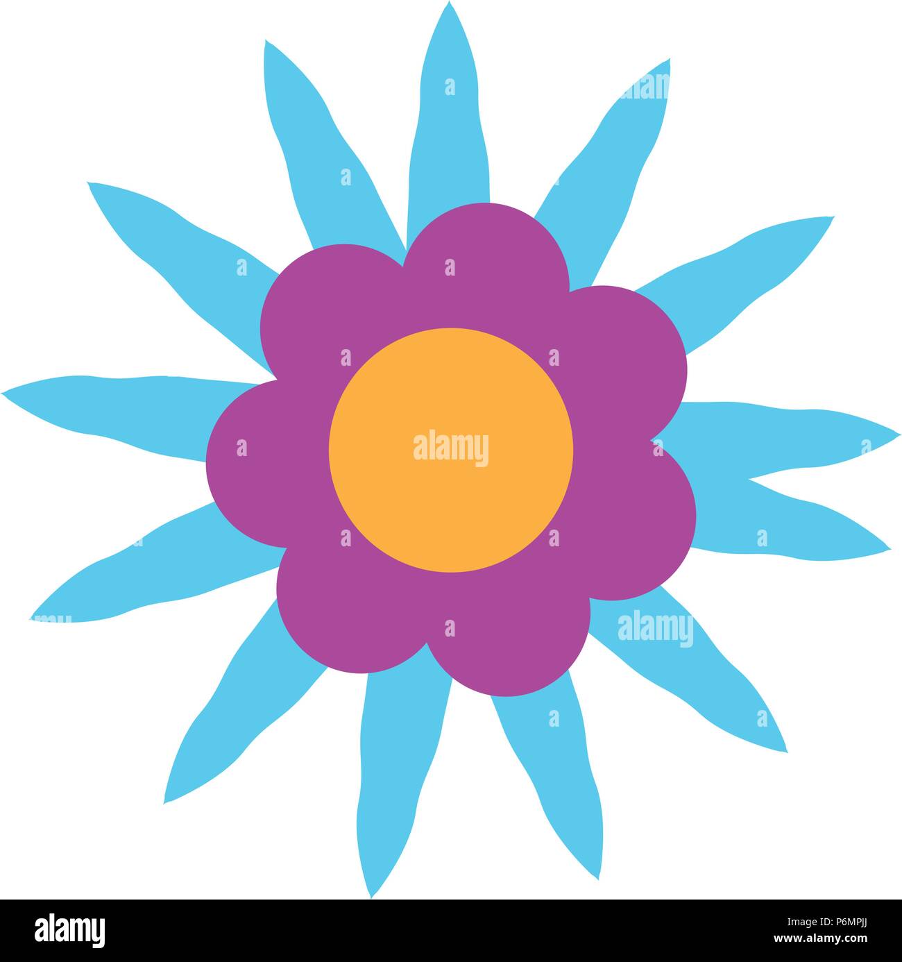 Isolated flower icon Stock Vector Image & Art - Alamy