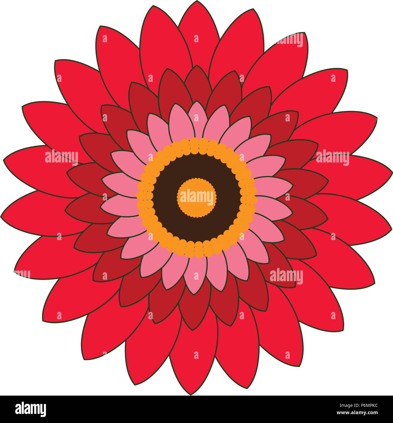Isolated flower icon Stock Vector Image & Art - Alamy