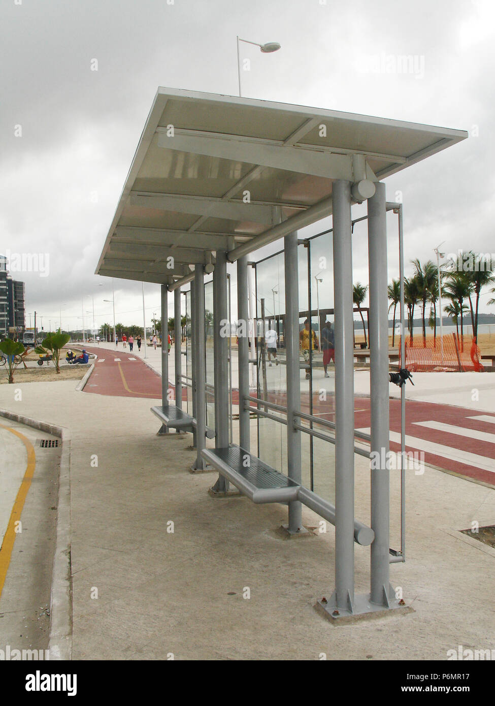 Bus Stop, point, avenue, Vitória, Espírito Santo, Brazil Stock Photo ...