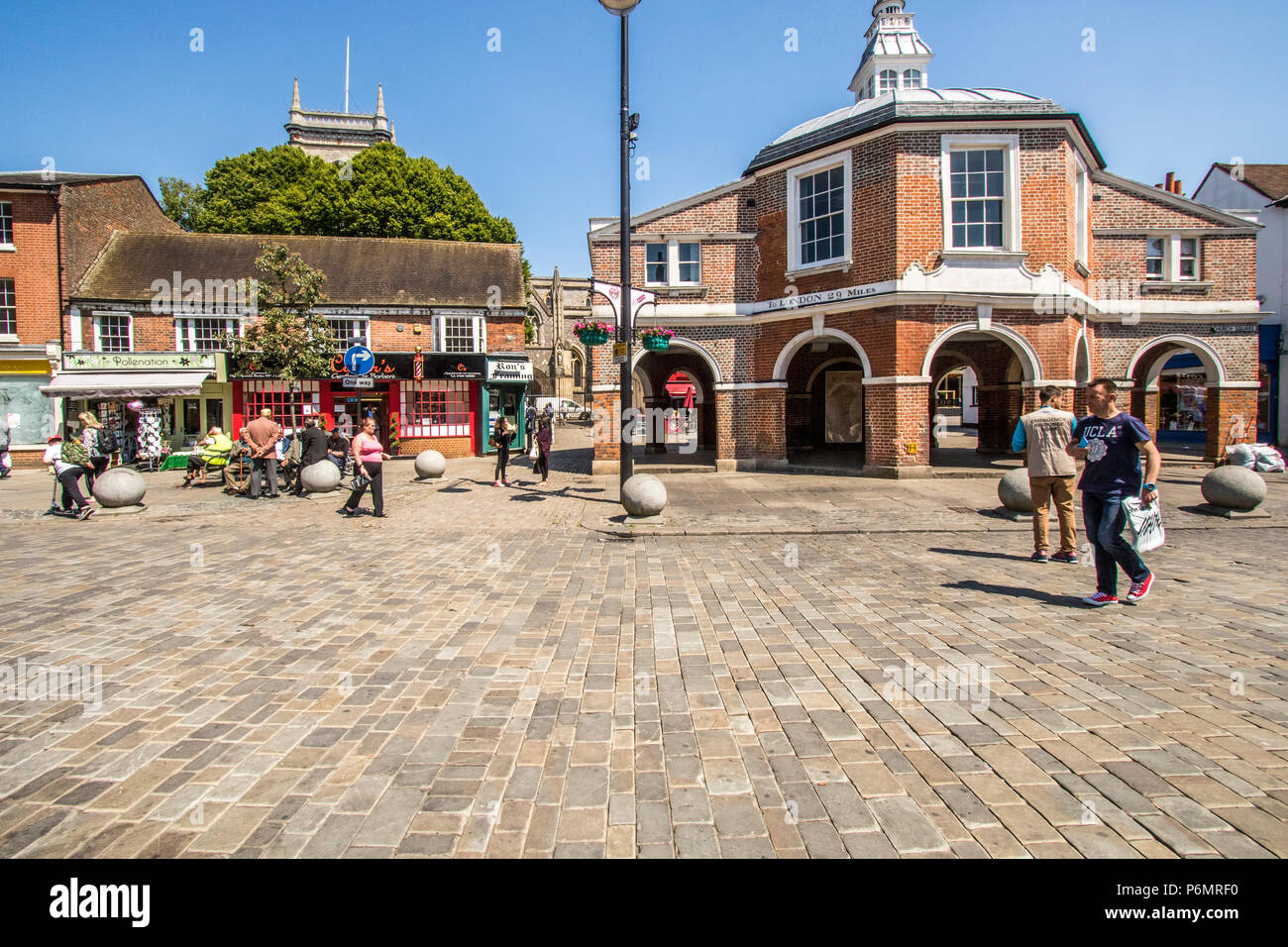 Town centre High Wycombe Buckinghamshire United Kingdom Stock Photo - Alamy