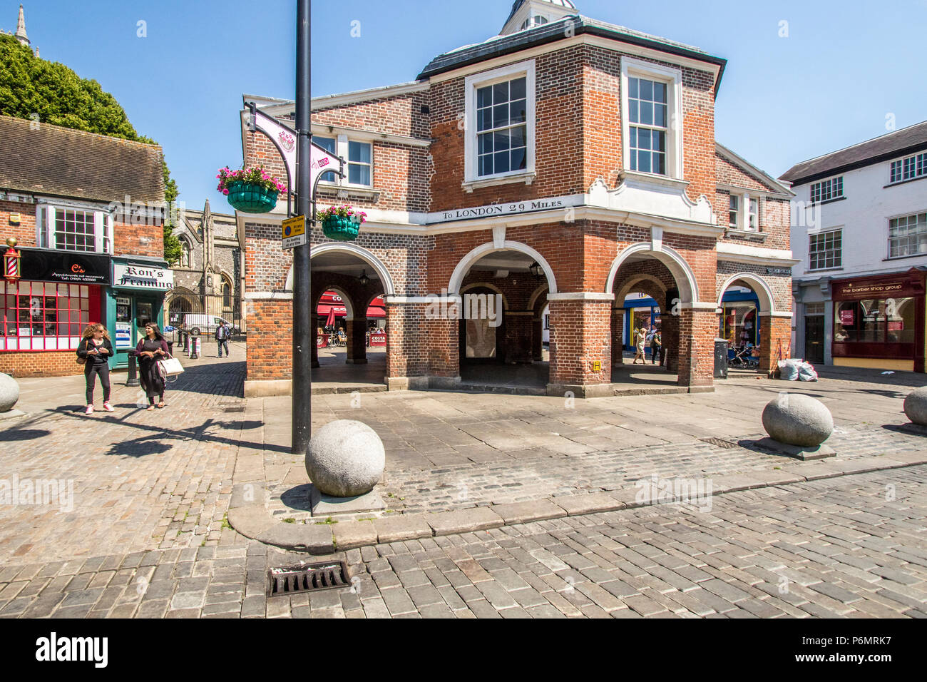 Town centre High Wycombe Buckinghamshire United Kingdom Stock Photo - Alamy