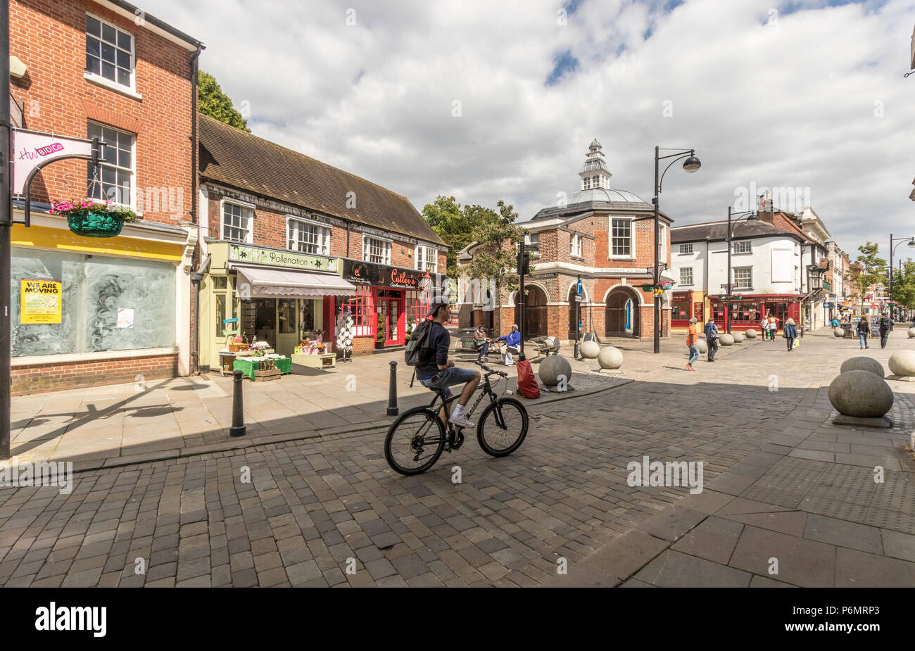 Town centre High Wycombe Buckinghamshire United Kingdom Stock Photo - Alamy