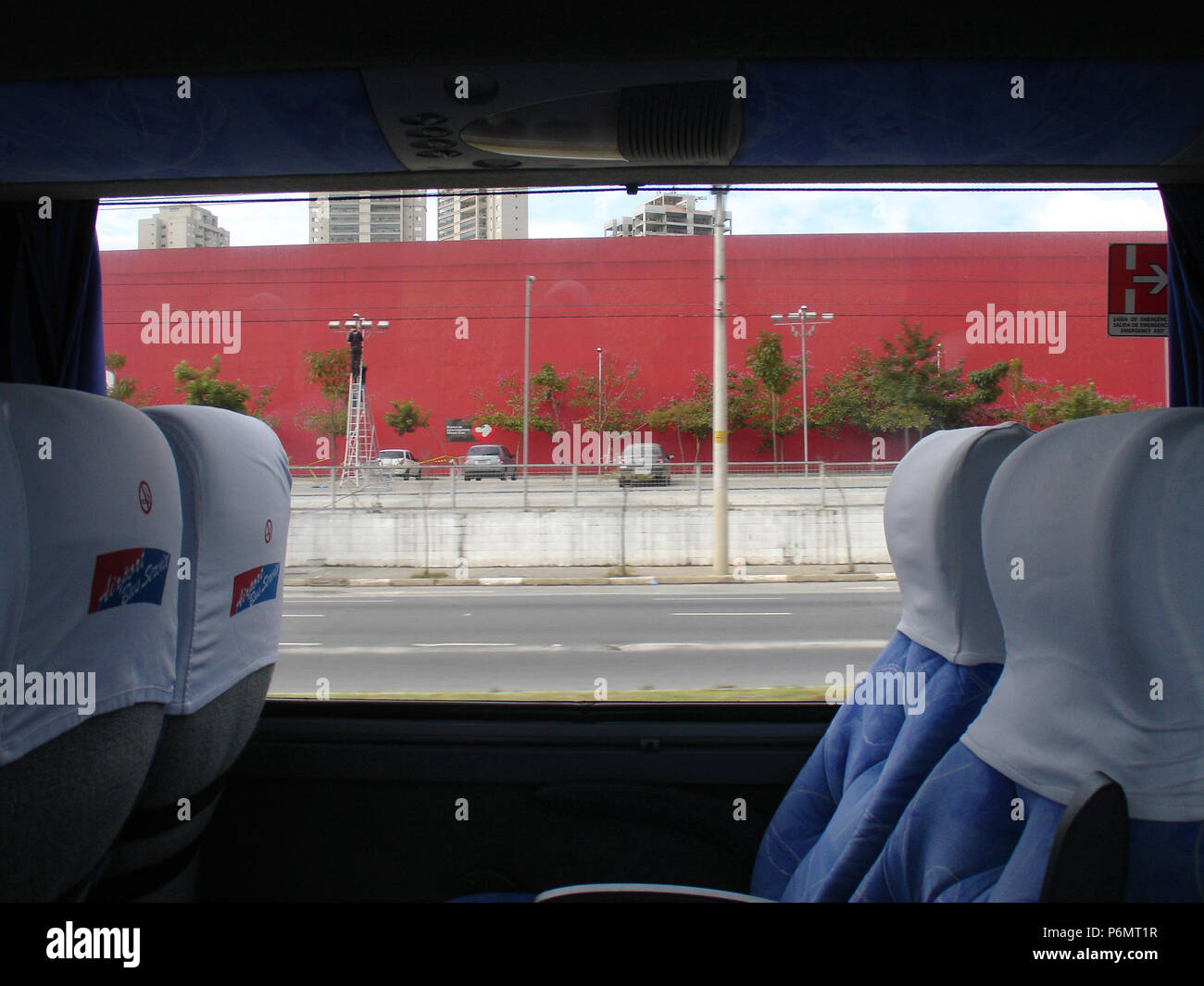 Bus, interior, transportation, São Paulo, Brazil Stock Photo - Alamy
