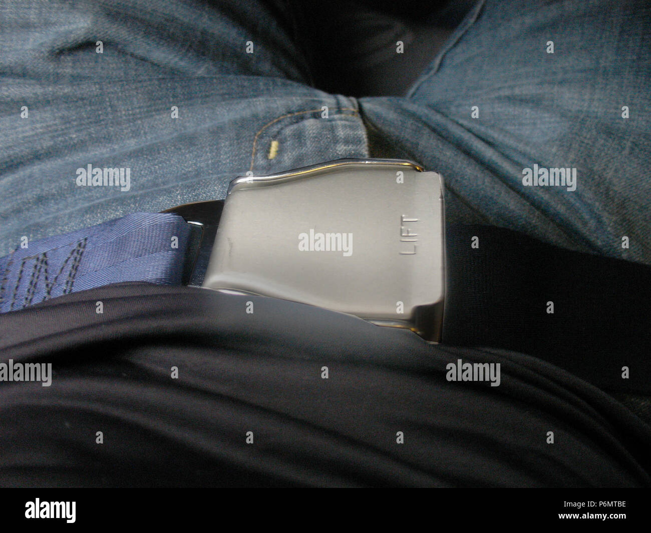 Belt, safety, passenger, plane, Santos Dumont Airport, Rio de Janeiro ...