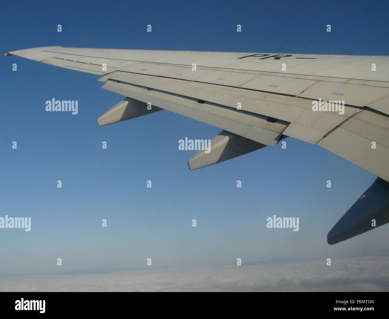 Aerial view, wing, plane, flight, Brazil Stock Photo - Alamy