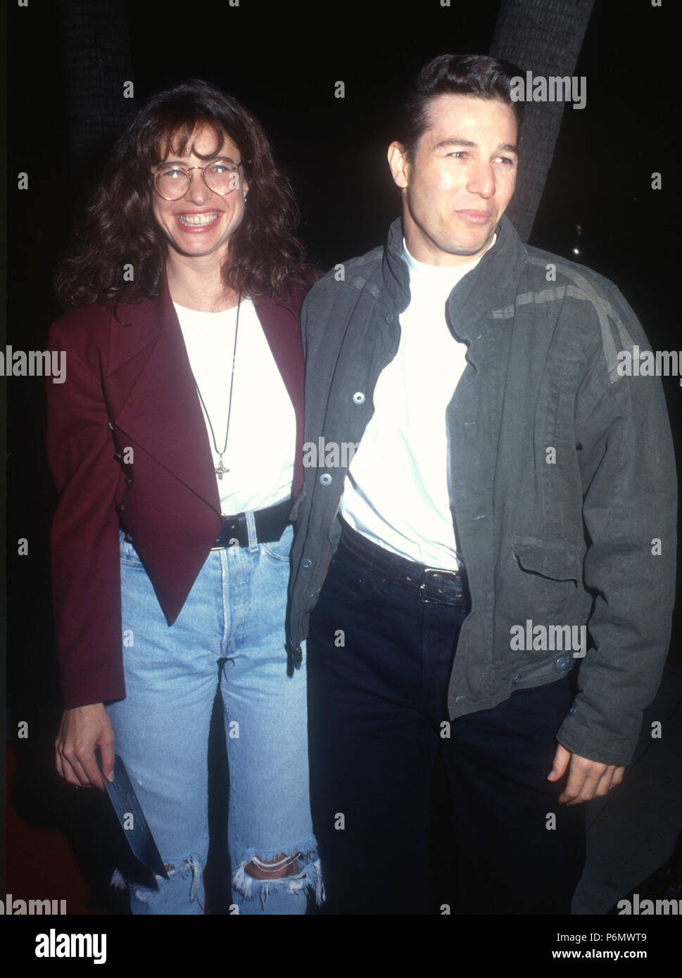WESTWOOD, CA - DECEMBER 17: (L-R) Actress Mimi Rogers and brother Paul ...