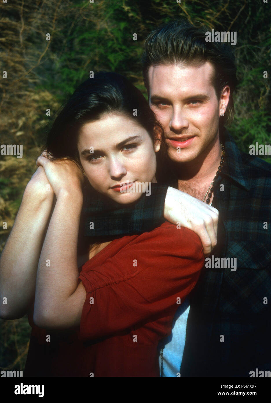 Los Angeles Ca December 21 9 Exclusive Actress Ele Keats And Actor Brian Boone Pose During