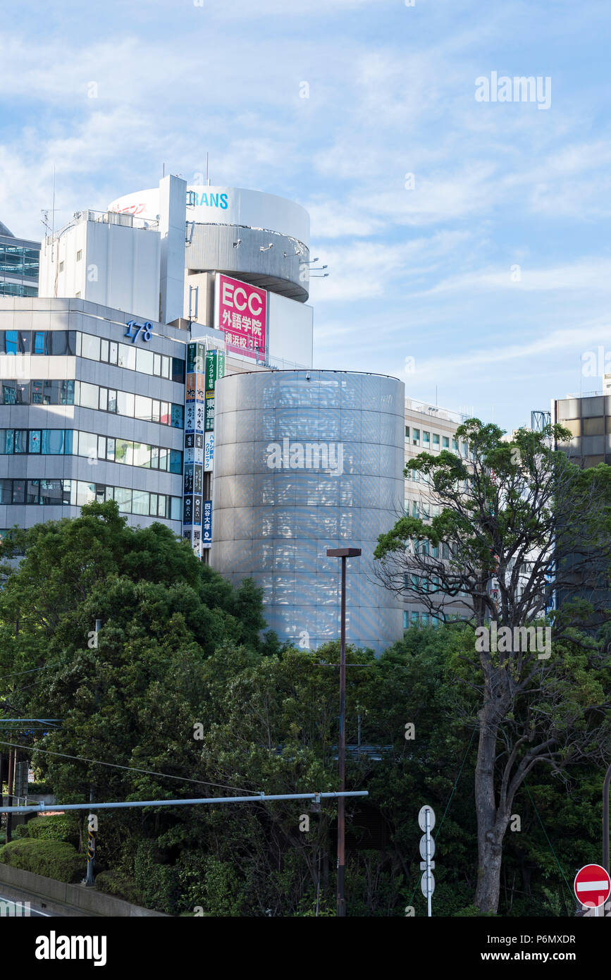 Tower of Wind by Japanese architect Toyo Ito, Yokohama Station, Nishi ...