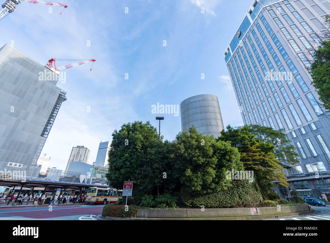 Tower of Wind by Japanese architect Toyo Ito, Yokohama Station, Nishi ...