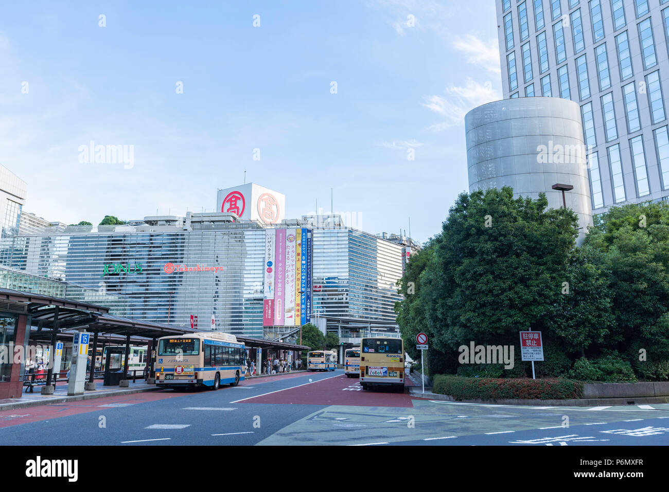 Tower of Wind by Japanese architect Toyo Ito, Yokohama Station, Nishi ...