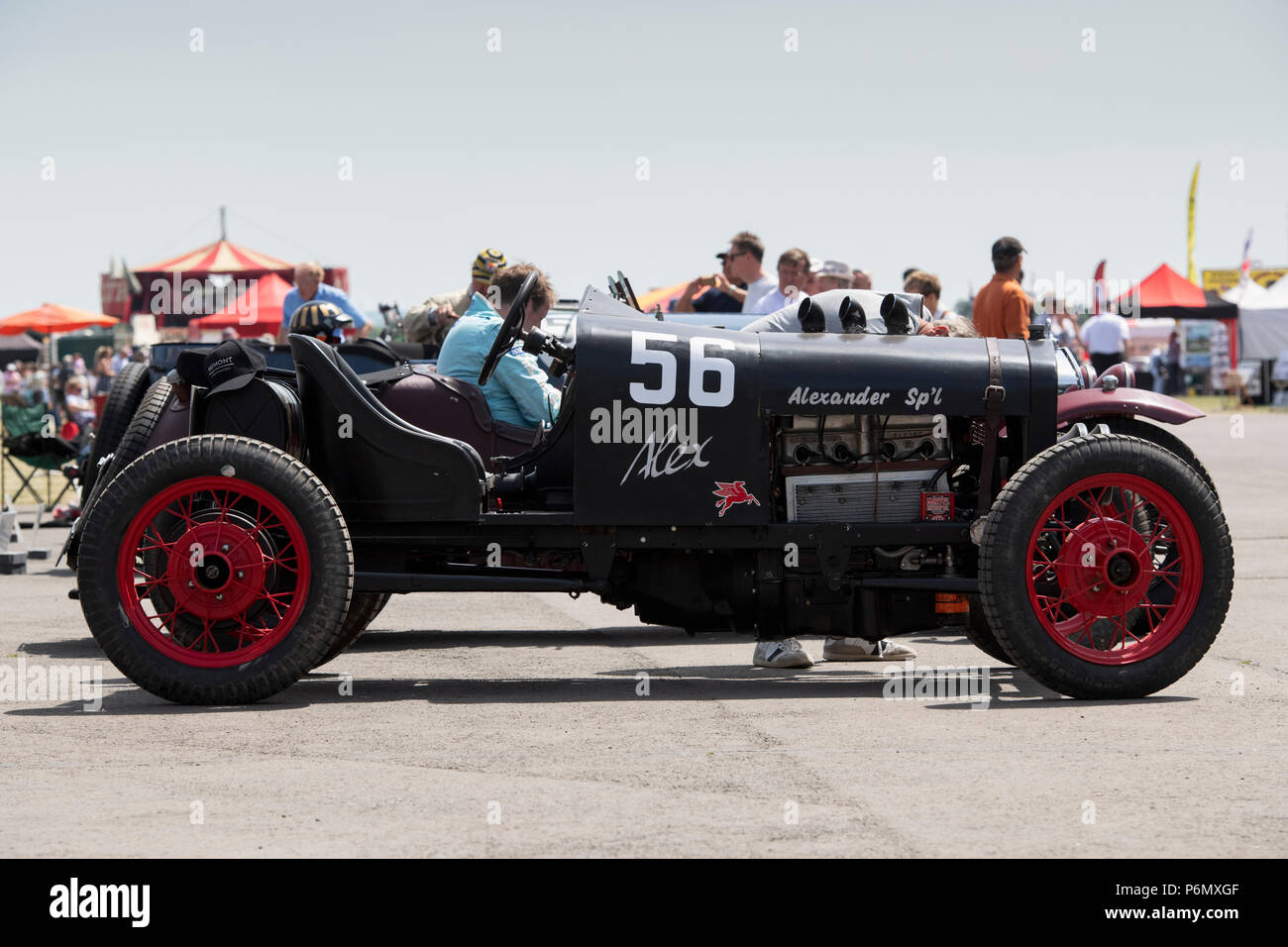 Vintage 1929 Ford Alex racing car at the flywheel festival at Bicester ...