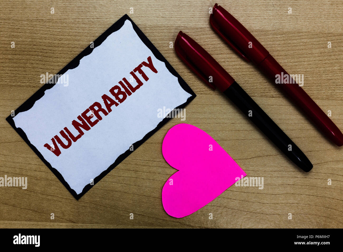 Text sign showing Vulnerability. Conceptual photo Information ...