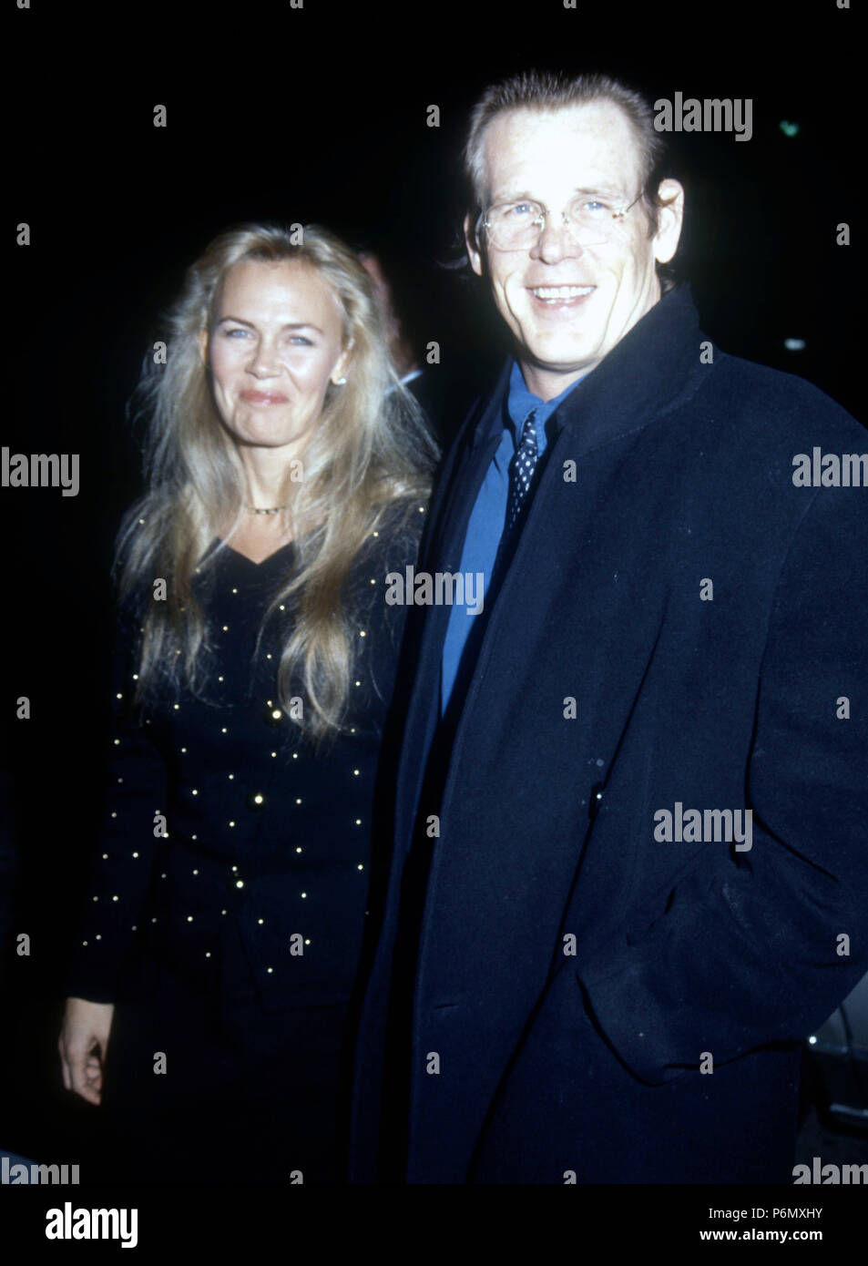 WEST HOLLYWOOD, CA - JANUARY 8: (L-R) Rebecca Linger and actor Nick ...