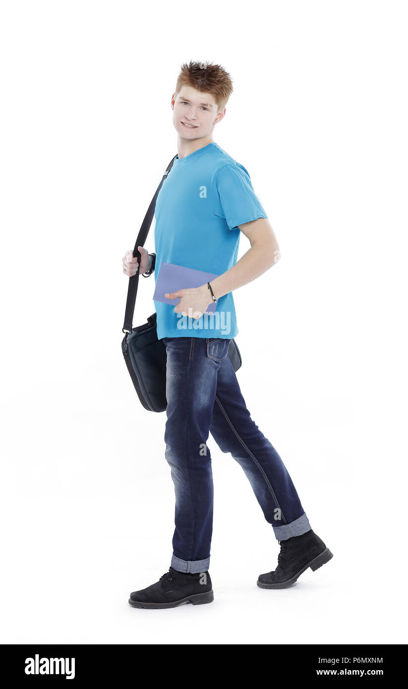 Man carrying laptop bag hi-res stock photography and images - Alamy