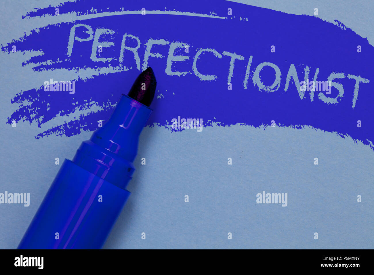 Writing note showing Perfectionist. Business photo showcasing Person ...