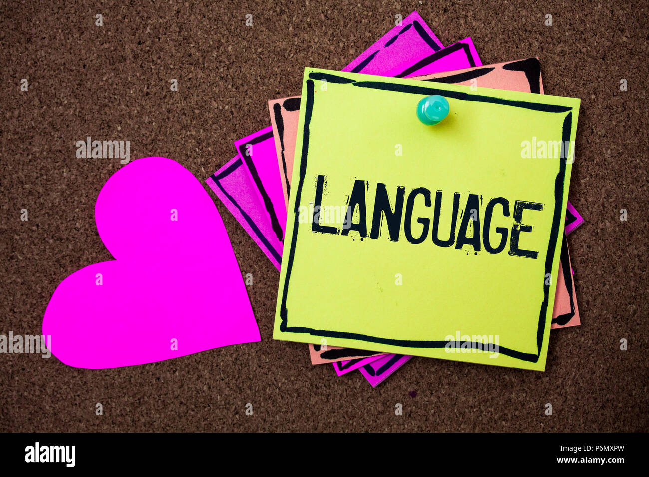 Text sign showing Language. Conceptual photo Method of human ...