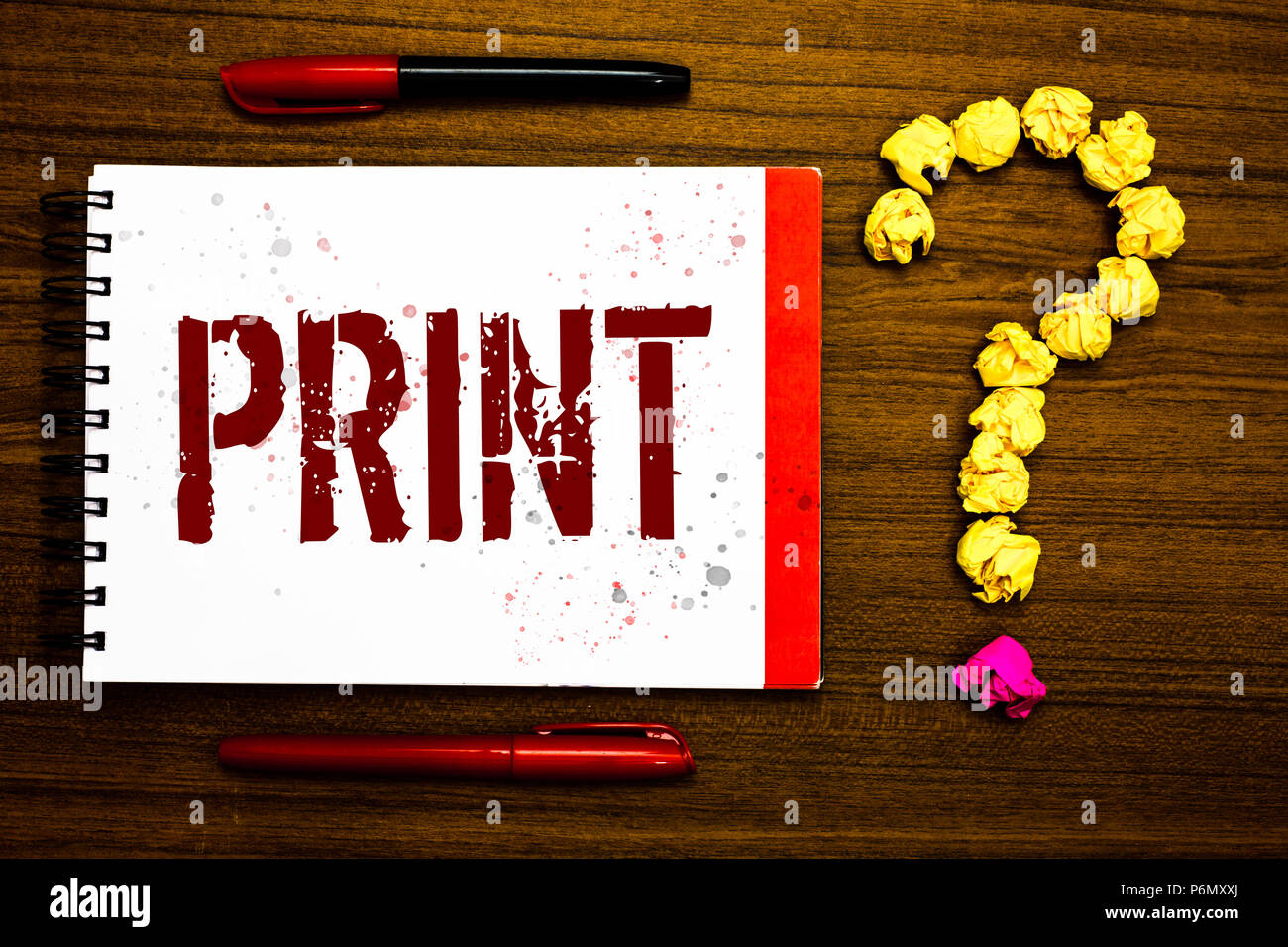 Conceptual hand writing showing Print. Business photo text Produce ...